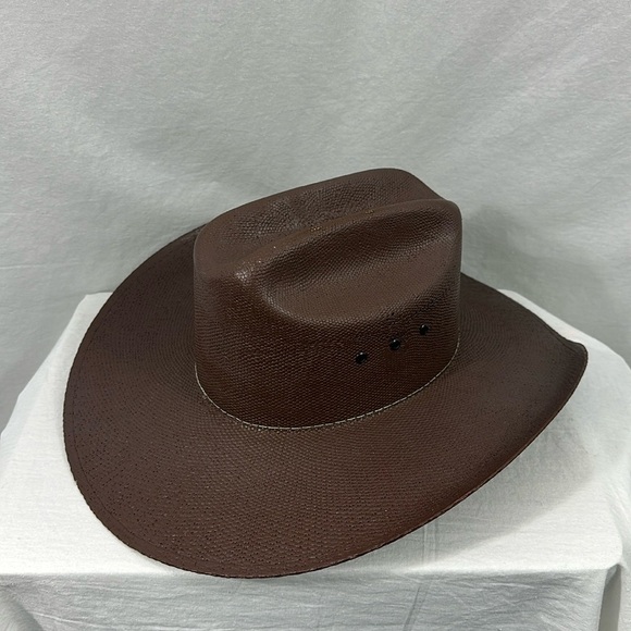 Rancher Hats | Accessories | Ranger Hats Glazed Bangora Straw Western ...